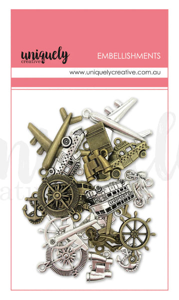 Uniquely Creative Metal Travel Charms – Paper Haven
