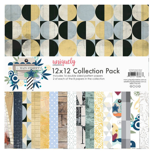 Uniquely Creative - Main Street 12x12 Collection Pack – Paper Haven